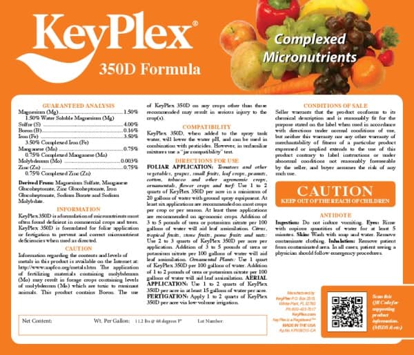 D Series | KeyPlex Plant Nutrition