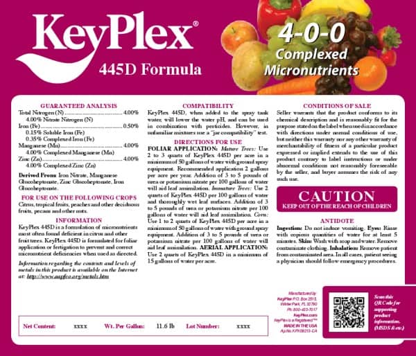 KeyPlex 445D - KeyPlex Plant Nutrition