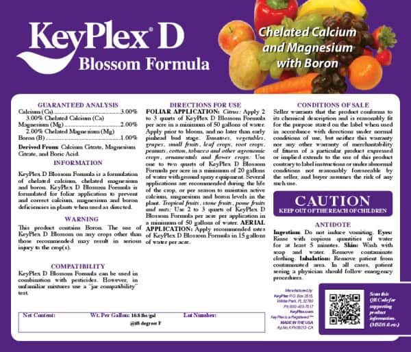 KeyPlex Blossom D - KeyPlex Plant Nutrition